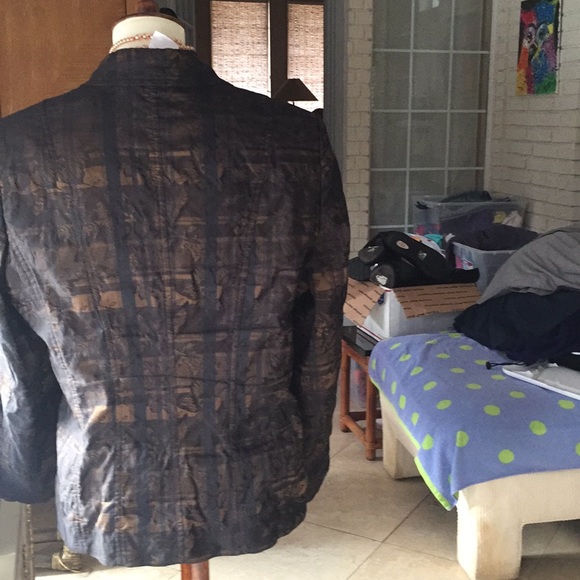 Basler | Jackets & Coats | Basket Lightly Quilted Blazer In Brown And ...
